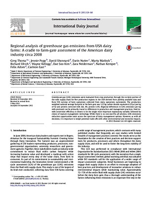 Dairy Life-Cycle Assessment Research Paper | National Dairy FARM Program