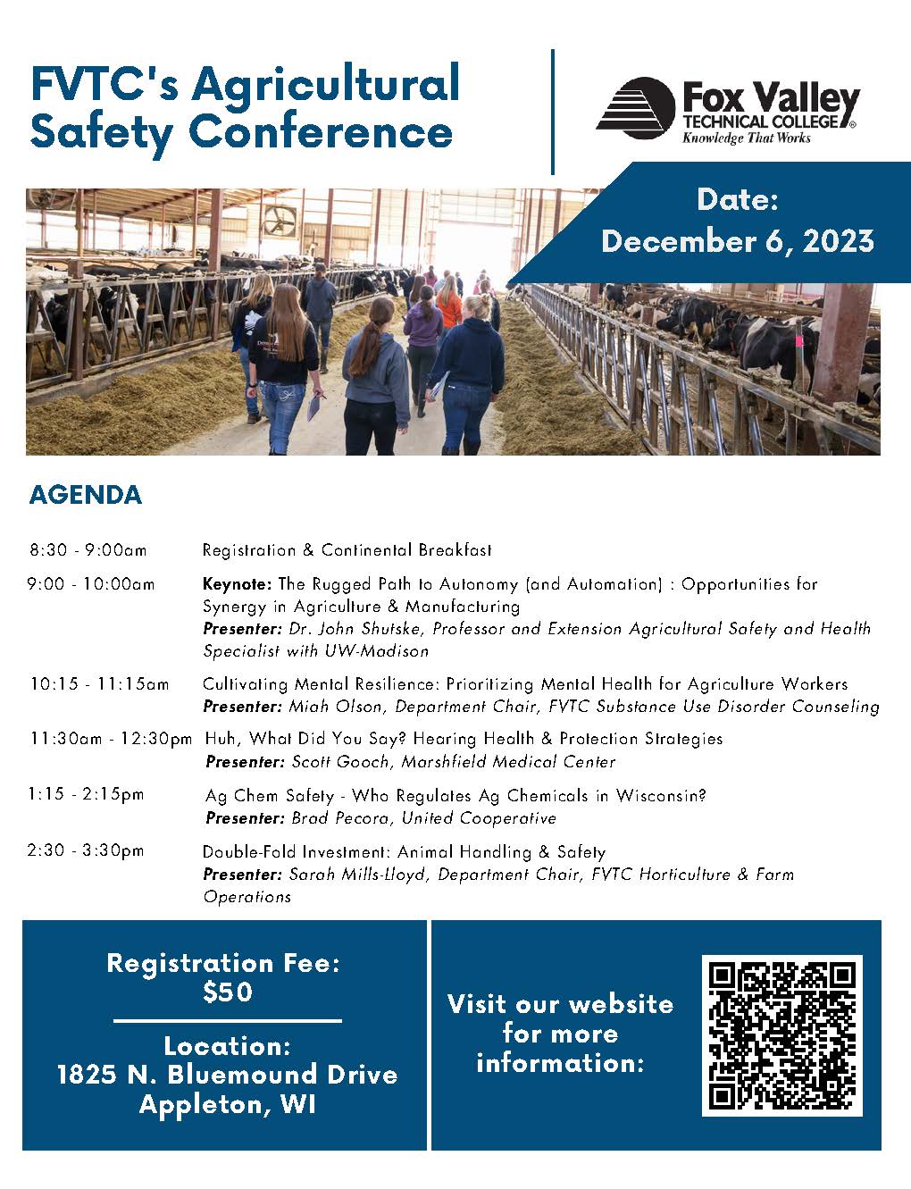 Industry Event: Agricultural Safety Conference - National Dairy FARM ...